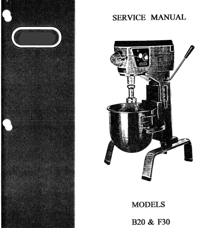 Berkel Models B20 & F30 Service Manual – Ignite Parts